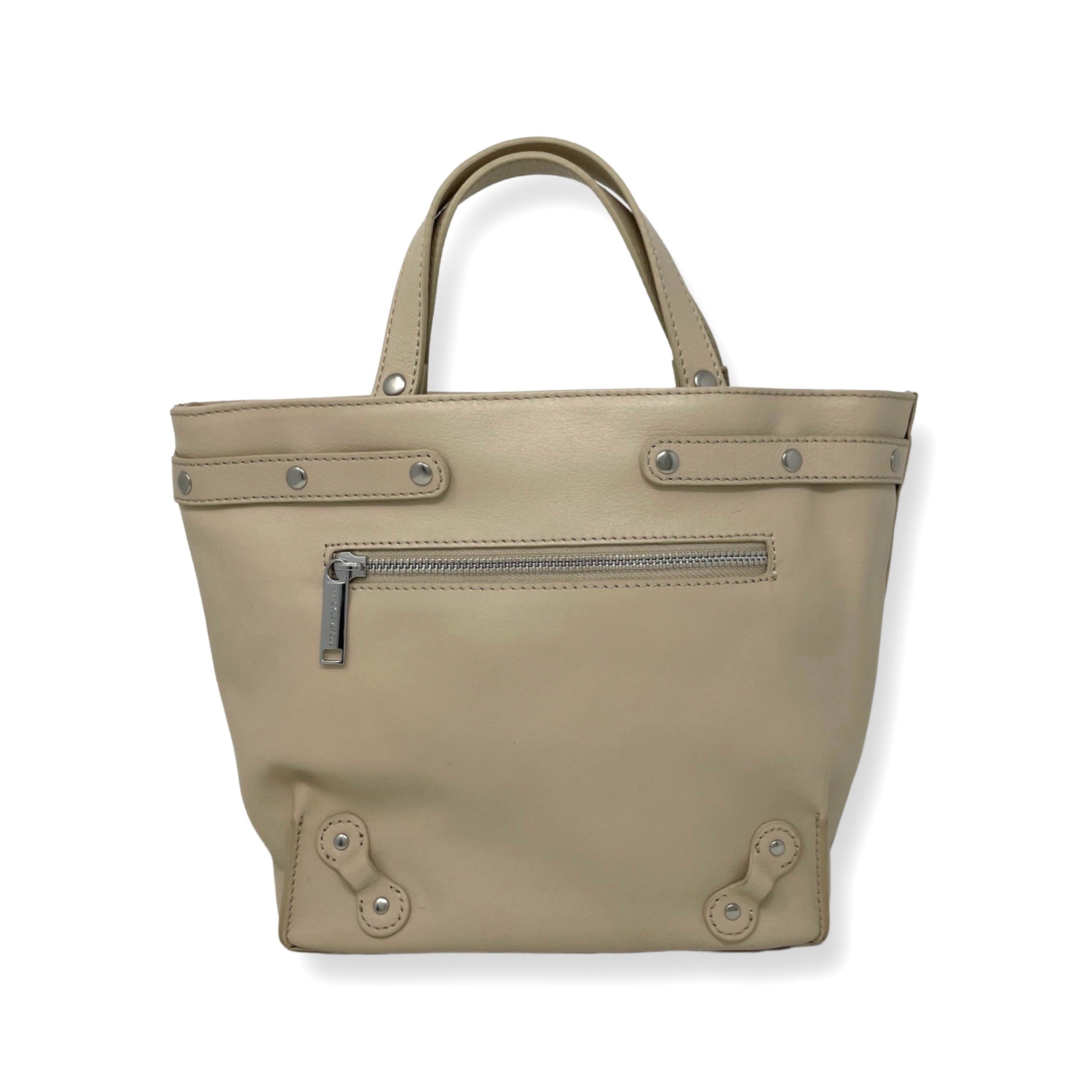 Sac à main en Cuir Véritable Beige | Annick Levesque | Kelly ...
